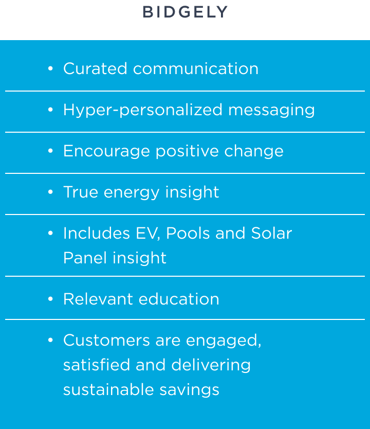 Energy Efficiency - - Bidgely UtilityAI™ - Energy Analytics